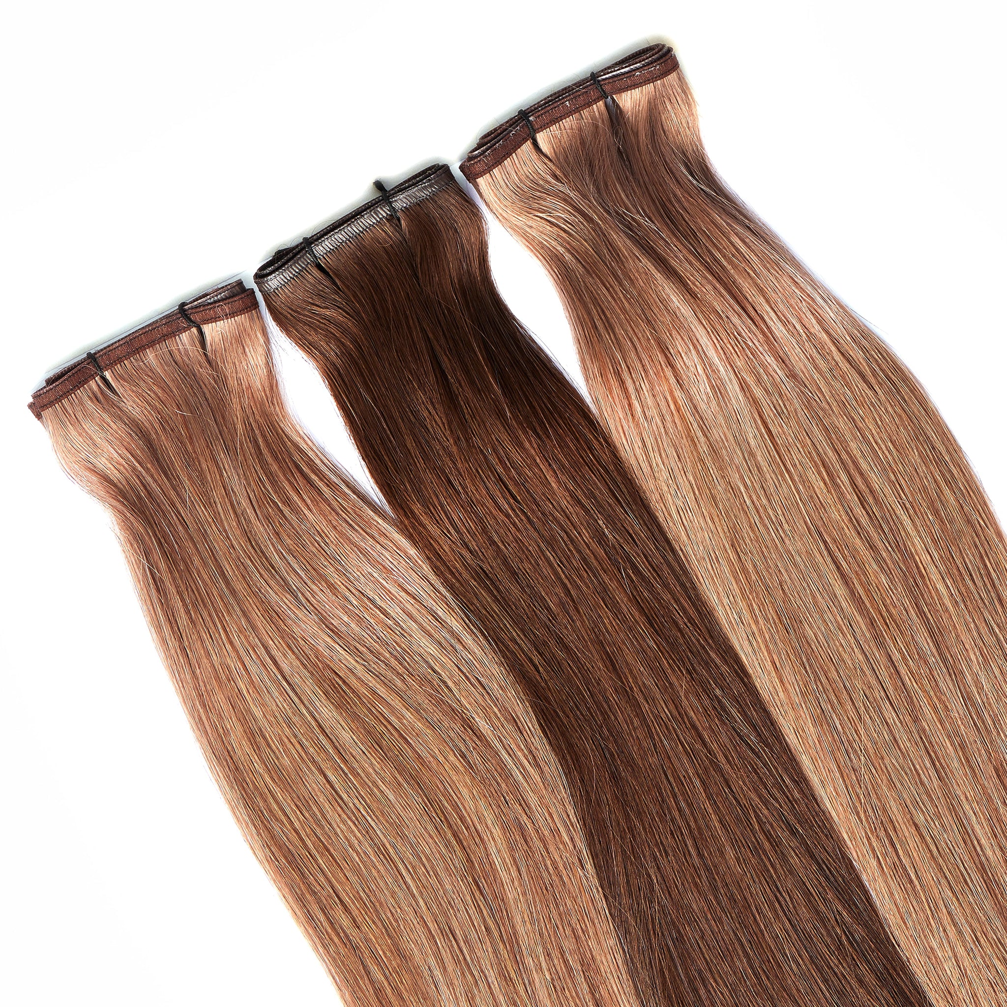 Dream Girl Hair Luxe Flat Weft Extensions | 100% Remy Human Hair